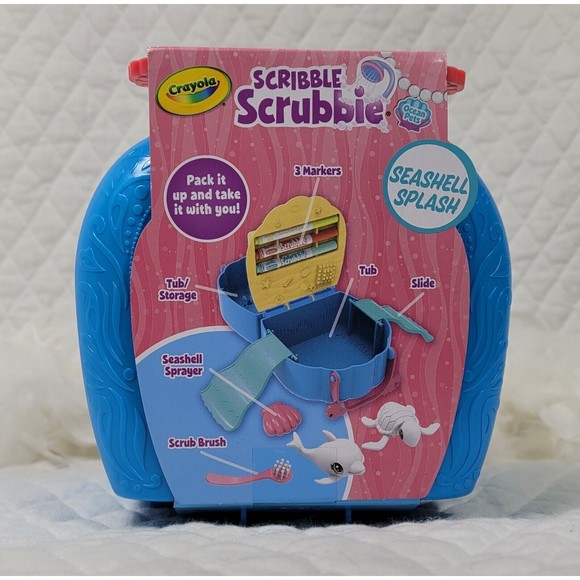 Crayola | Toys | Crayola Scribble Scrubbie Seashell Splash Ocean Pets ...